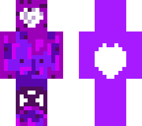 Twitch heart cape | Minecraft Skin