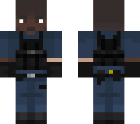 BLACK POLICE | Minecraft Skin
