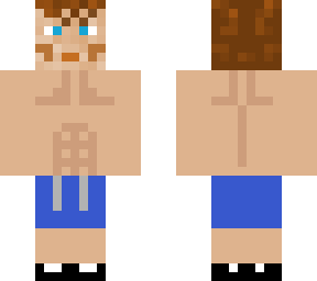 Guy With Shorts Mewing | Minecraft Skin