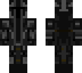 Black Skeleton Knight | Minecraft Skin