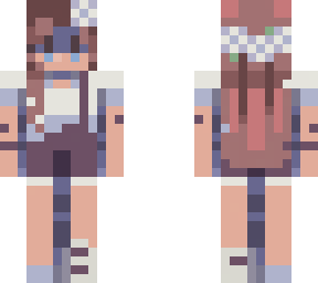 girl overalls | Minecraft Skins