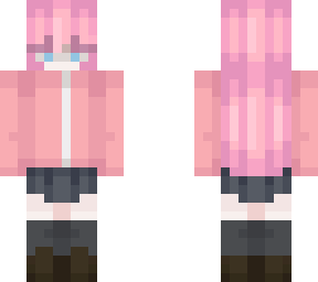 Introvert hitori gotou | Minecraft Skin