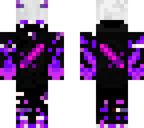 purple flames | Minecraft Skin