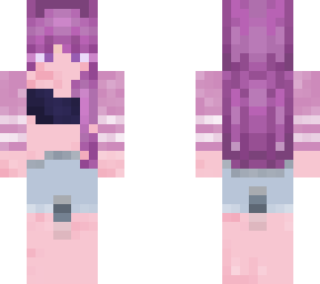 Removable Clothing Girl | Minecraft Skin