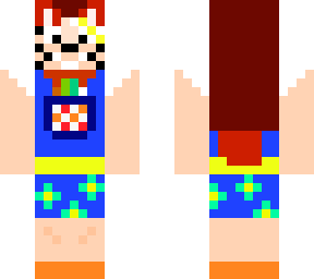 Fabrina Fox as Felicity Fox | Minecraft Skin