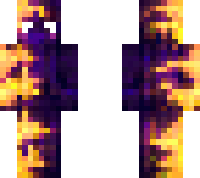 Gilded Warrior with eyes | Minecraft Skin