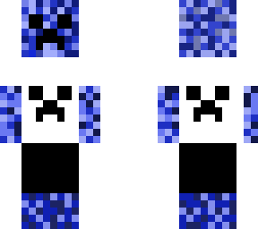 Normal Blue Creeper | Minecraft Skin