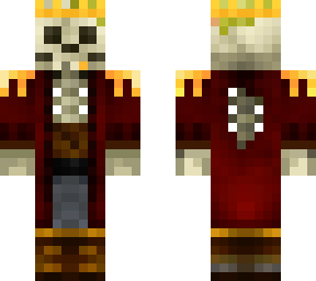 skeleton king | Minecraft Skin