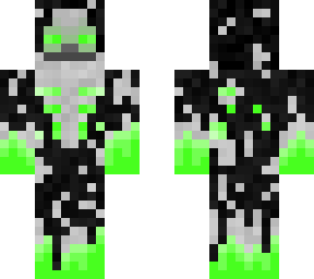 Toxic Skeleton | Minecraft Skin