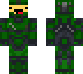 derp halo green | Minecraft Skin