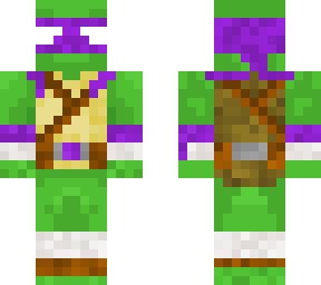 Donatello ninja turtle | Minecraft Skin