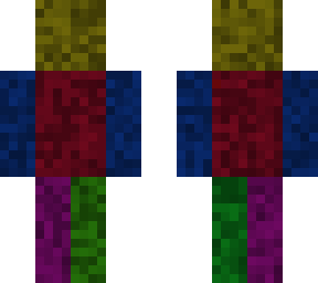multicoloured skin | Minecraft Skin