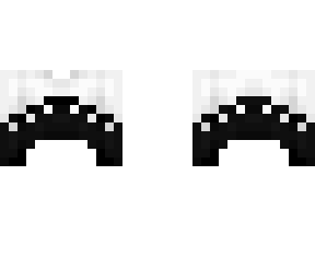 OB - White Teardrop Top w/ Black Bottom | Minecraft Skin