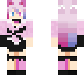 Wacaro - Cyberpunk Maid from DG_Studio | Minecraft Skin