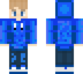 blue hoodie | Minecraft Skins