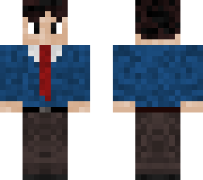 Blue Suit Guy | Minecraft Skin