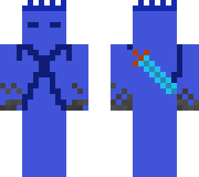 Cool blue guy | Minecraft Skin