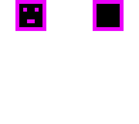 Enderman inspired lockdown head | Minecraft Skin