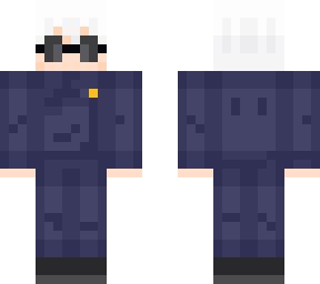 gojo with glasses | Minecraft Skins