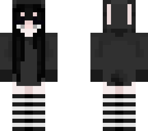black hoodie | Minecraft Skins