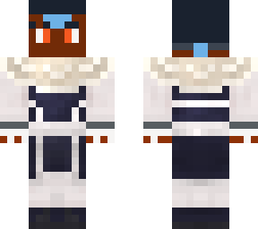 Black white lotus airbender | Minecraft Skin