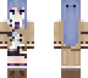 Fu hua [Hawk of the fog] from Honkai Impact 3rd | Minecraft Skin