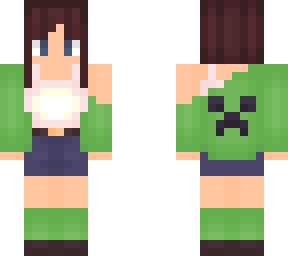 creeper girl | Minecraft Skins