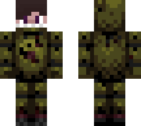 Purple Guy/ SpringTrap (Mask Open) | Minecraft Skin