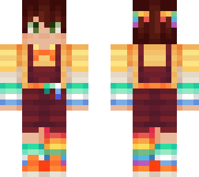 VelvetIsCake Team Topaz Pride Rush | Minecraft Skin
