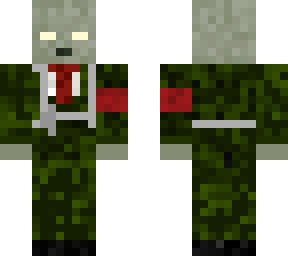 COD BO ZOMBIES Skin Minecraft Zombie | Minecraft Skin