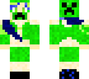 Creeper gamer egirl | Minecraft Skin