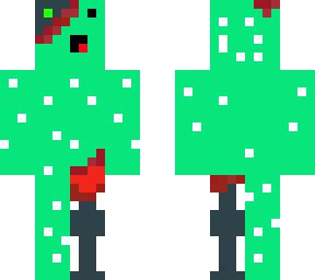 Hurt Robot Cactus | Minecraft Skin