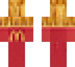 mcdonalds fries | Minecraft Skin