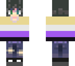 Non binary happy pride Month | Minecraft Skin