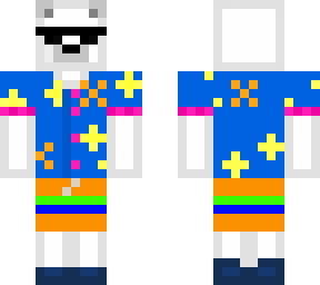 Surfer Bear V2 | Minecraft Skin