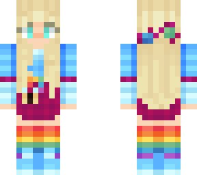 Aethema Hydrangea Honeybees Mania | Minecraft Skin