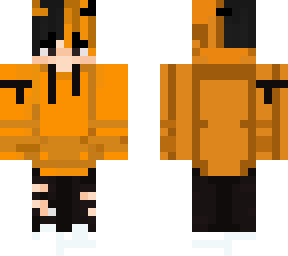 orange hoodie | Minecraft Skins