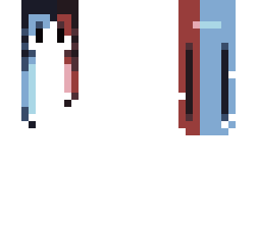 red and blue hb | Minecraft Skin