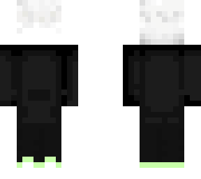 white eyes black body | Minecraft Skins