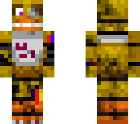 Withered Chica | Minecraft Skin