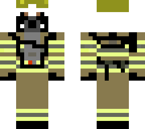 FIREFIGHTER PANDA | Minecraft Skin