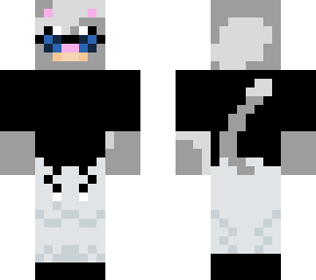 gojo cat | Minecraft Skin