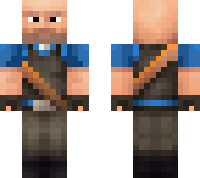 Team Fortress BLU Heavy | Minecraft Skin