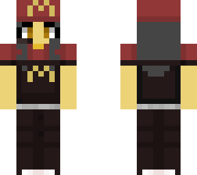 aphmau in McDonald's | Minecraft Skin
