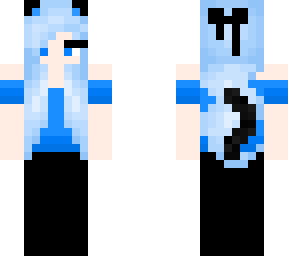 blue cat girl | Minecraft Skin