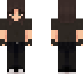 Brown Wolfcut with Cargos | Minecraft Skin