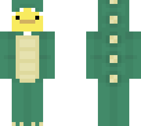 Duck in dino onsie | Minecraft Skin