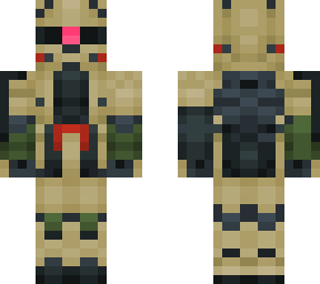 MS-06D Zaku Desert Type | Minecraft Skin