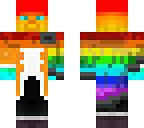 rainbow steve | Minecraft Skins