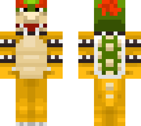 Bowser with added collar | Minecraft Skin